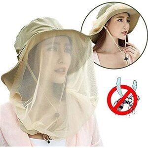 Accessories | Mosquito Head Net Hat Uv Protective Sun Cap With Mesh ...